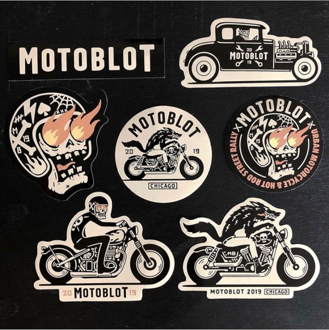 MOTOBLOT 2019 Jumbo Sticker Pack - Etsy