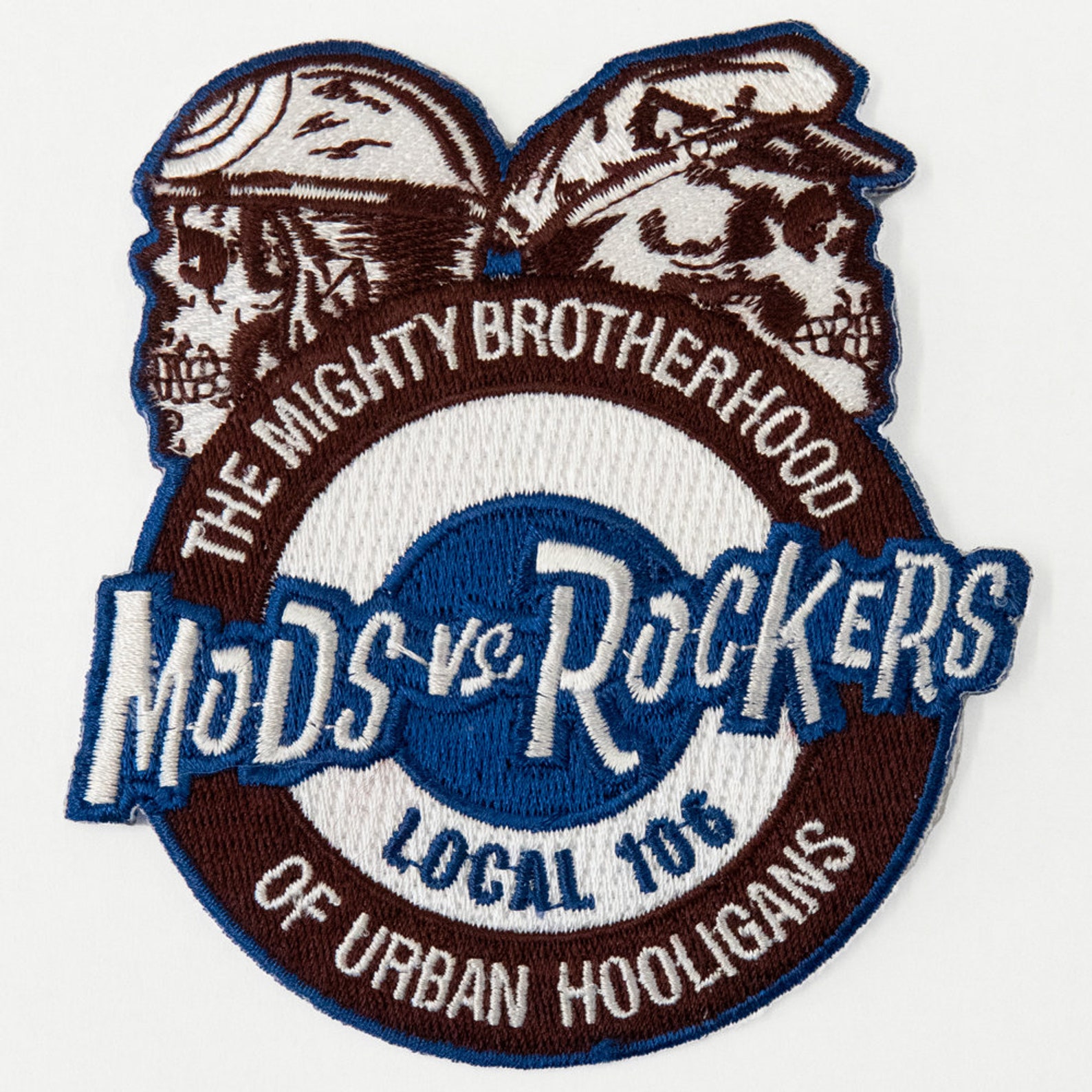 Mods Vs Rockers "urban Hooligan" Embroidered Jacket Patch - Etsy