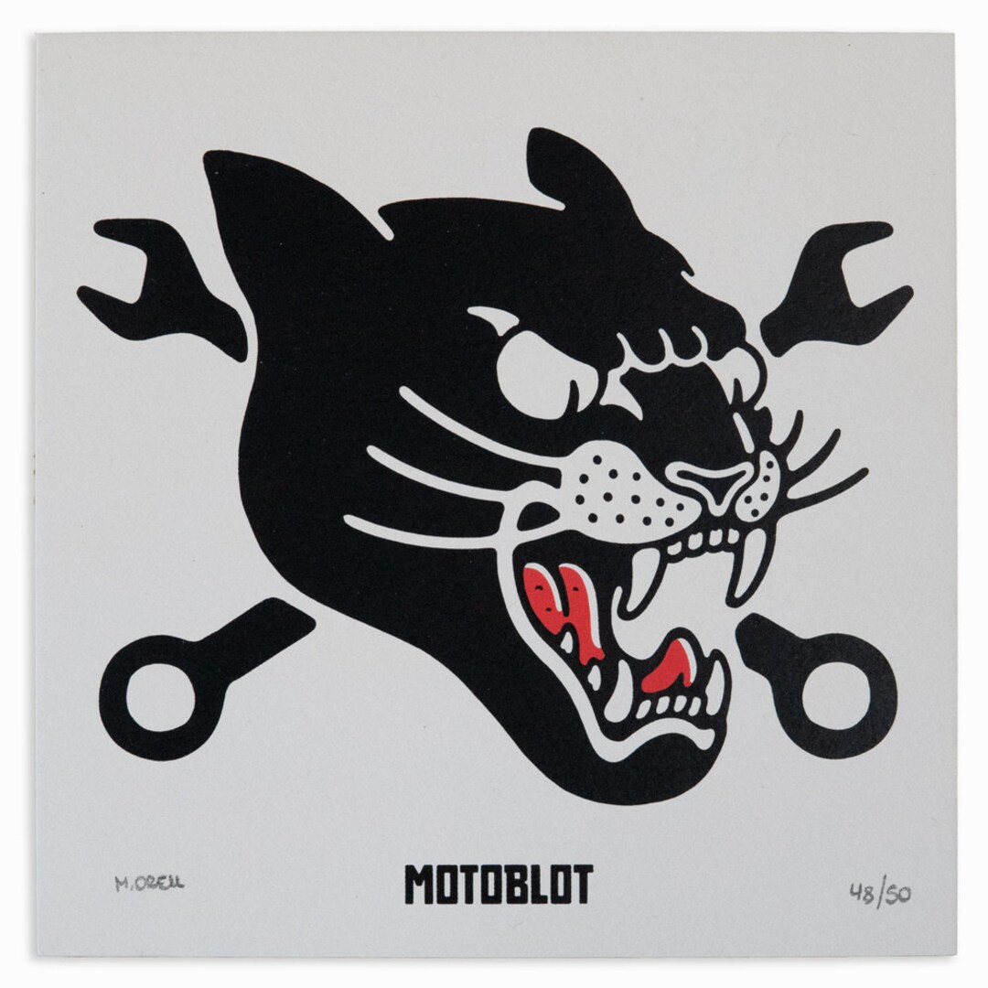 MOTOBLOT 2023 Panther Limited Edition Silk-screen Print - Etsy