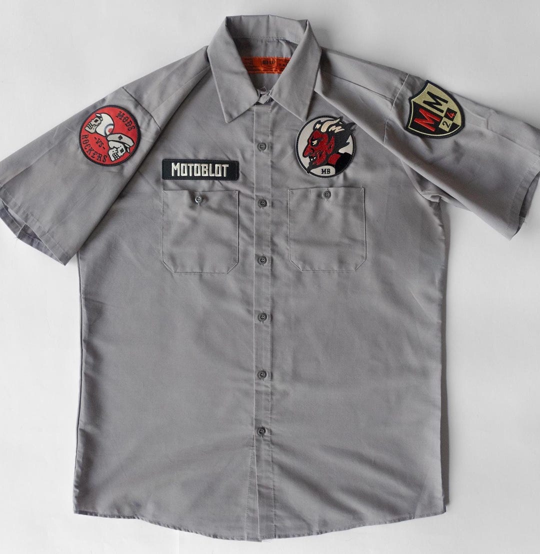 Moto Diablo Work Shirt / Motoblot 2024 - Etsy