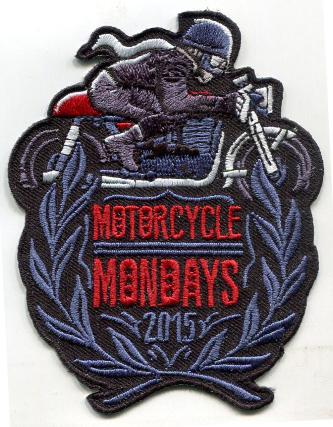 Motorcycle Monday Chicago 2015 Embroidered Patch - Etsy