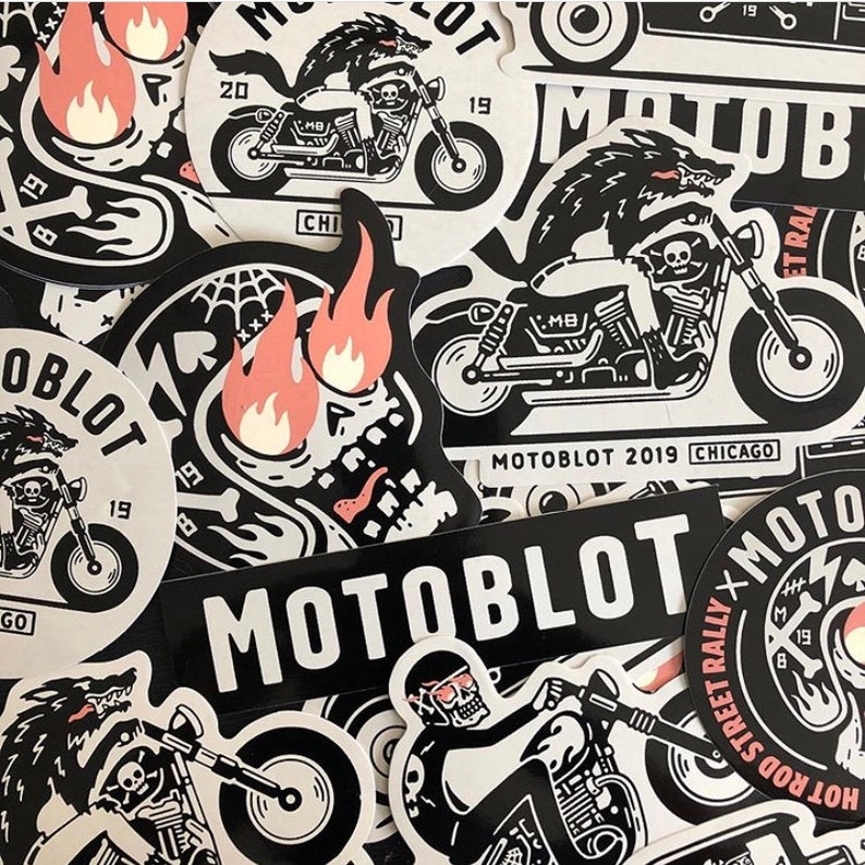 MOTOBLOT 2019 Jumbo Sticker Pack - Etsy