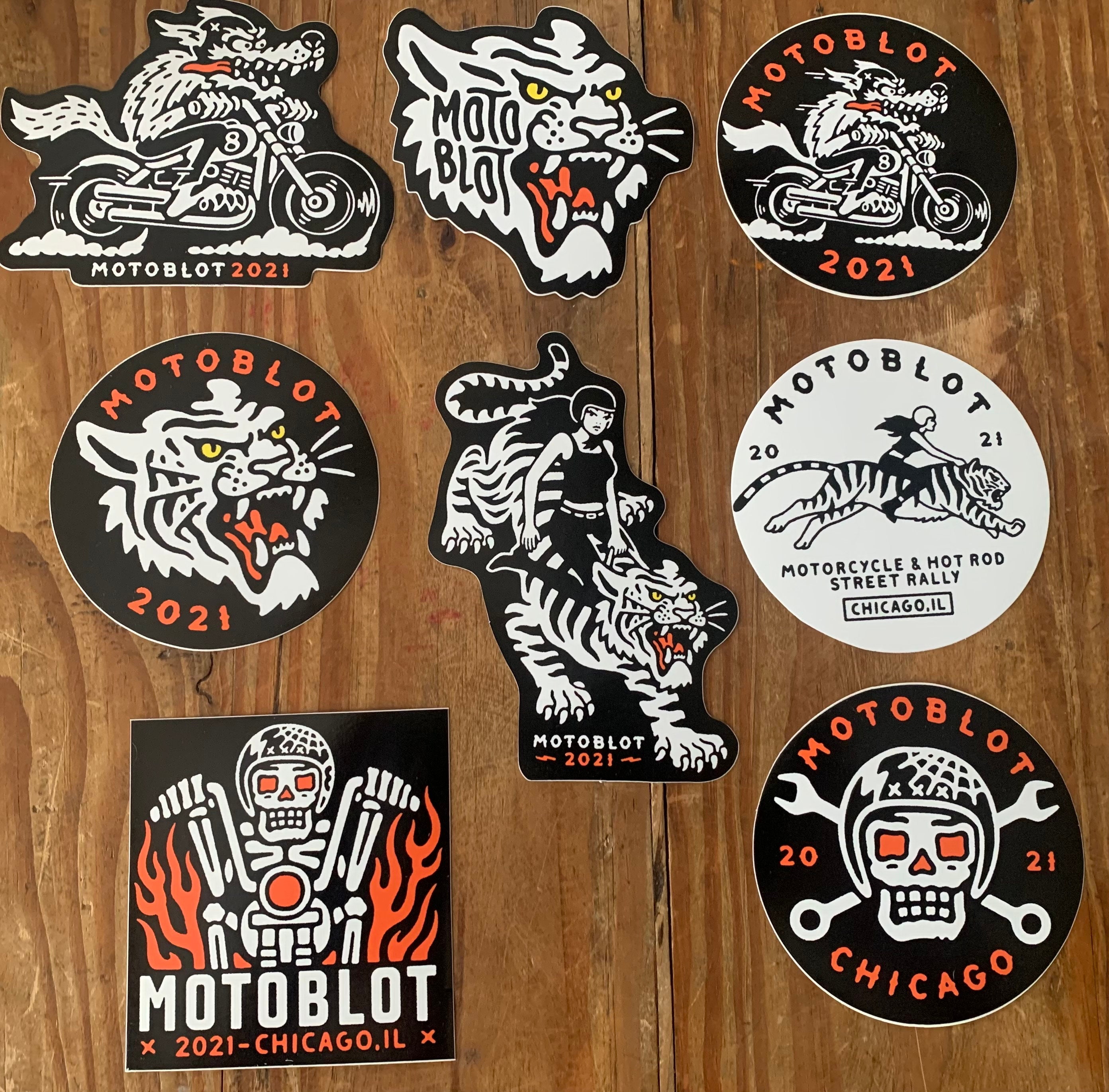 Motoblot 2021 Jumbo Sticker Pack - Etsy