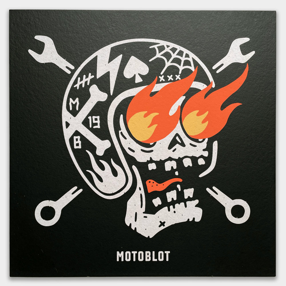 Motoblot "nigel" Mini Silk Screen Poster Signed and Numbered by the ...