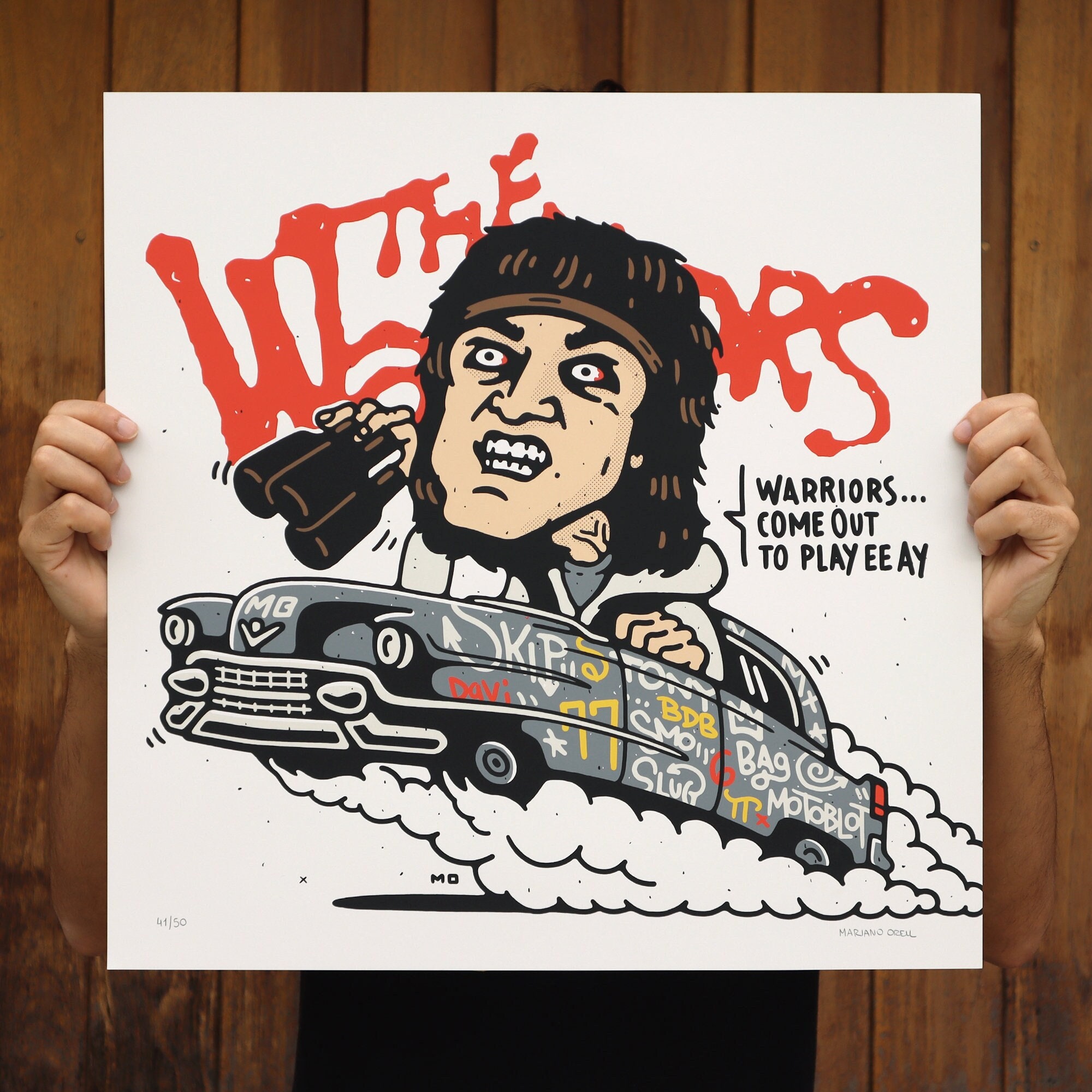 The Warriors "luther" Tribute Limited Edition Silkscreen Poster - Etsy