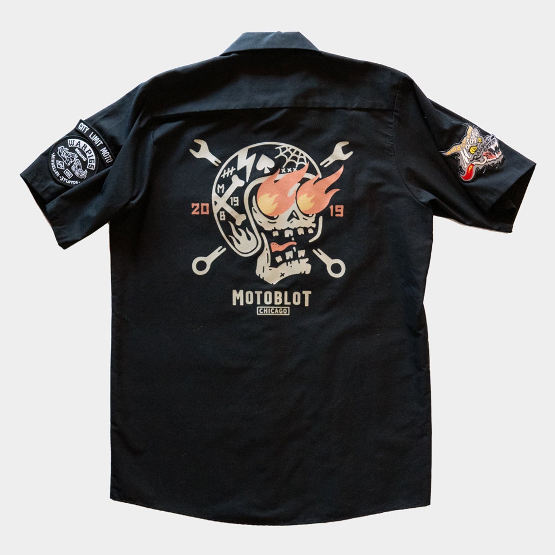 Motoblot 2019 Work Shirt With Patches - Limited Edition - Etsy Canada