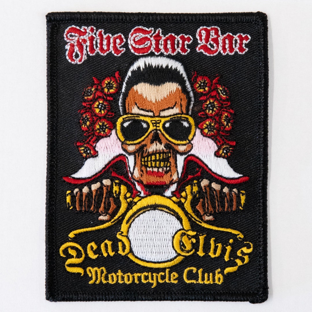 Dead Elvis Motorcycle Club Embroidered Patch - Etsy