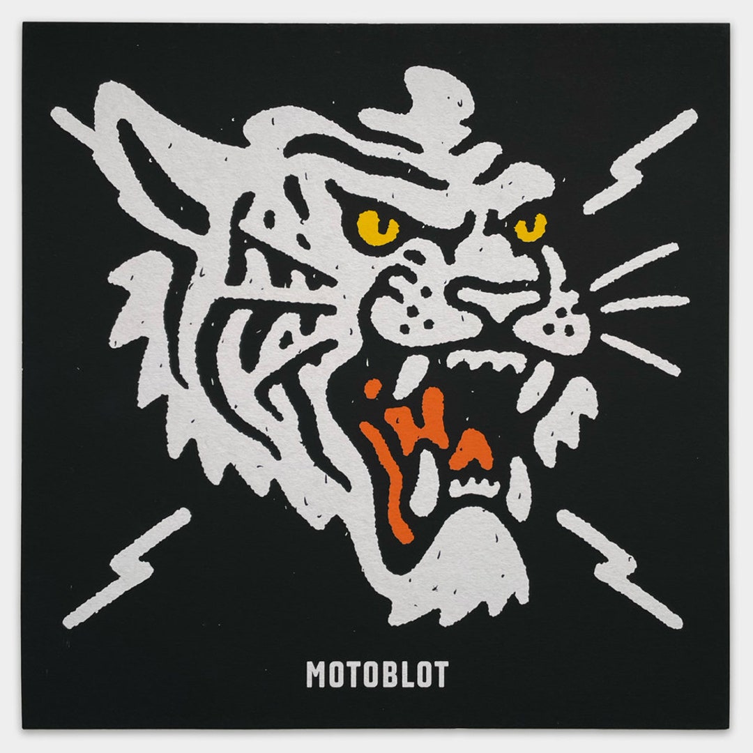 Motoblot 2021 "tiger Head" Mini Silk Screen Poster. 10" X 10" Limited ...