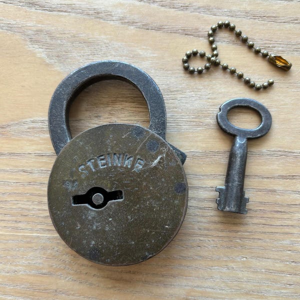 Antique Padlock - Etsy