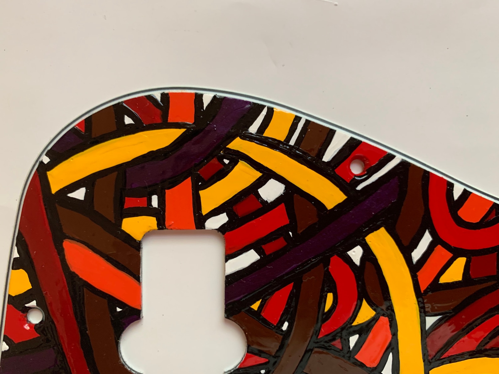 Sue’s Hand-painted Pickguard for Fender Jazz Bass - Cords 3 - Etsy