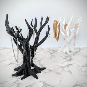 Tree Jewelry Display Stand, Rings and Necklace Fall Display Holder ...