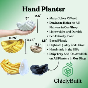 Hands Planter - Hand Bowl - Storage Tray - Cache All Organizer - Hands ...