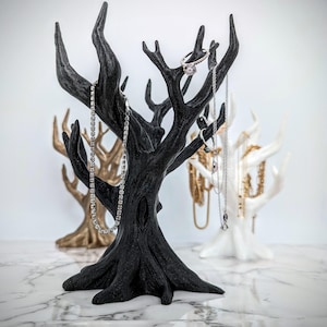 Tree Jewelry Display Stand, Rings and Necklace Fall Display Holder ...