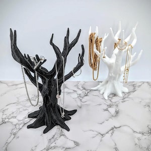 Tree Jewelry Display Stand, Rings and Necklace Fall Display Holder ...