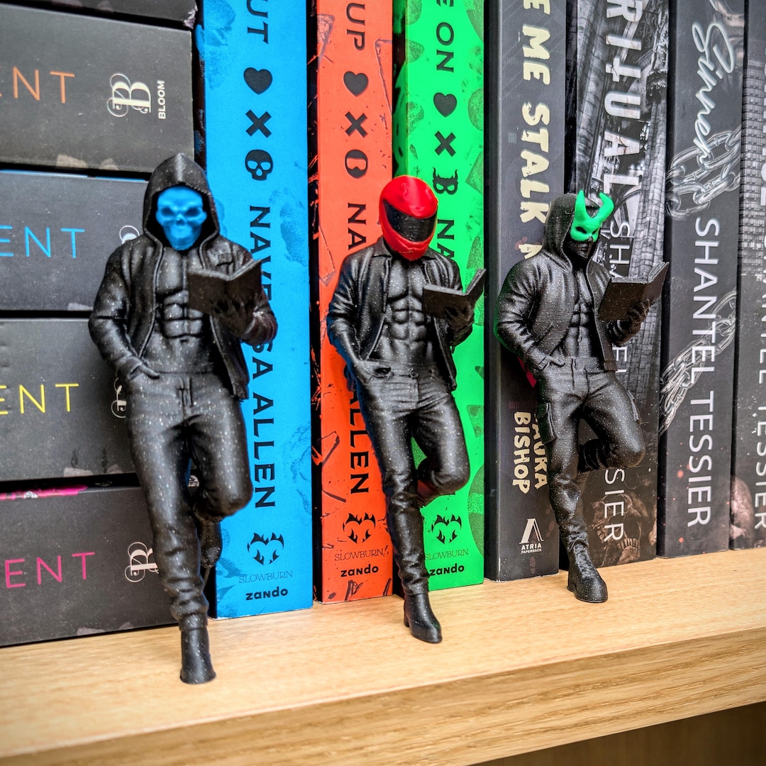 Lights Out Bookshelf Decor, Into the Darkness Book Nook Lover Gift ...