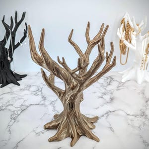 Tree Jewelry Display Stand, Rings and Necklace Fall Display Holder ...