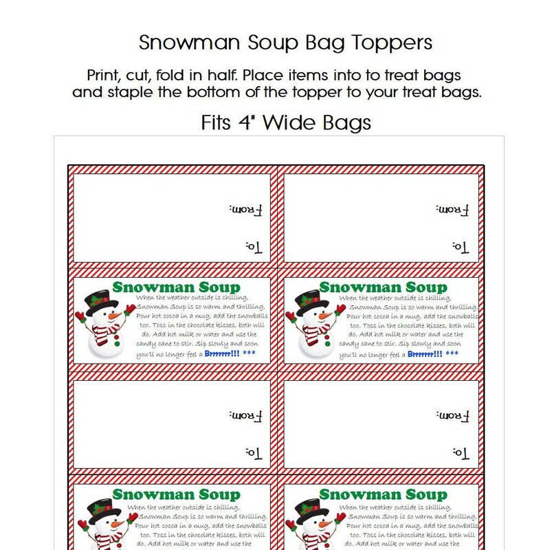 Snowman Poop Bag Topper - Etsy