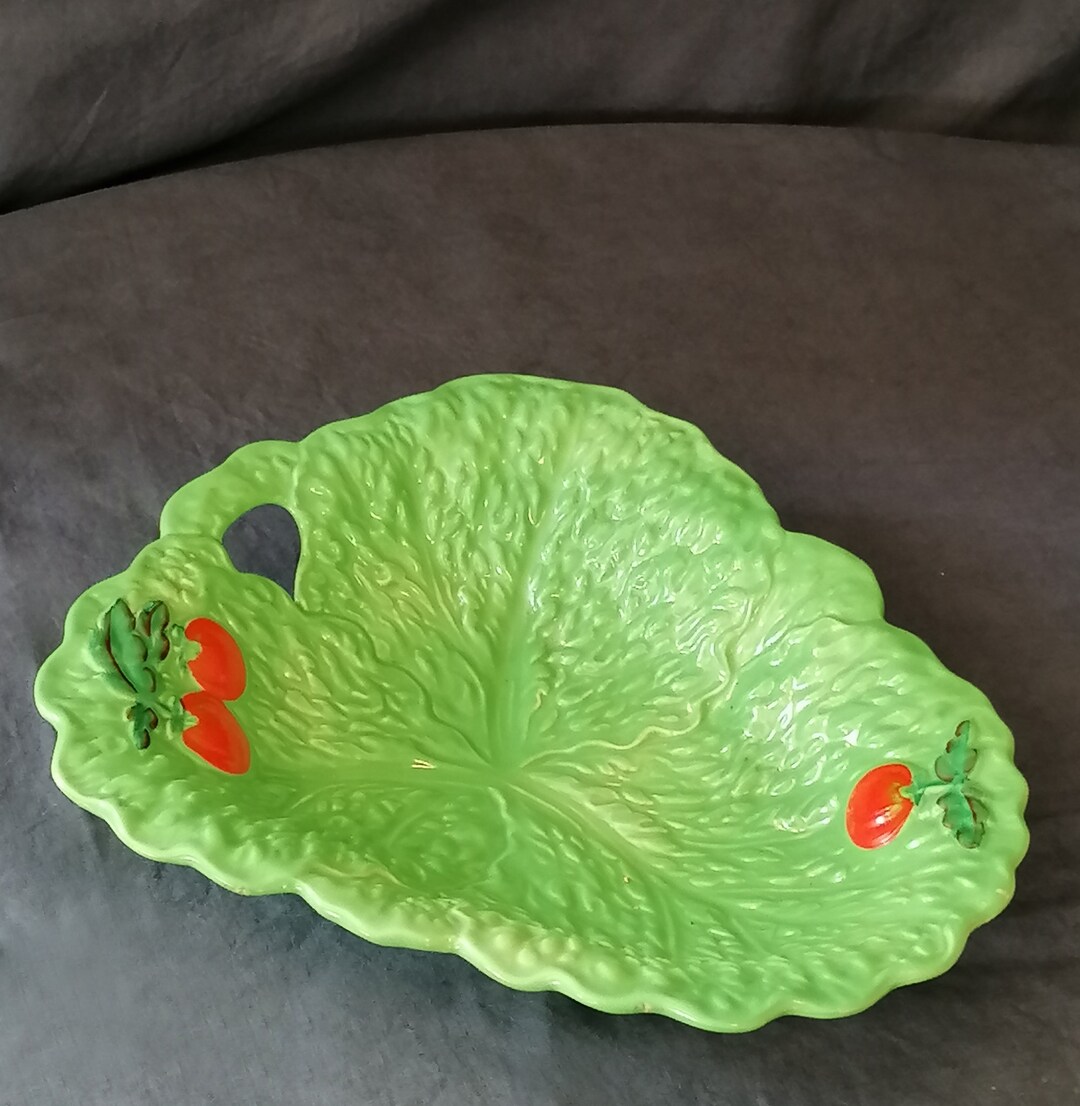 1930s Beswick Cabbage Leaf & Tomato Dish - Etsy UK