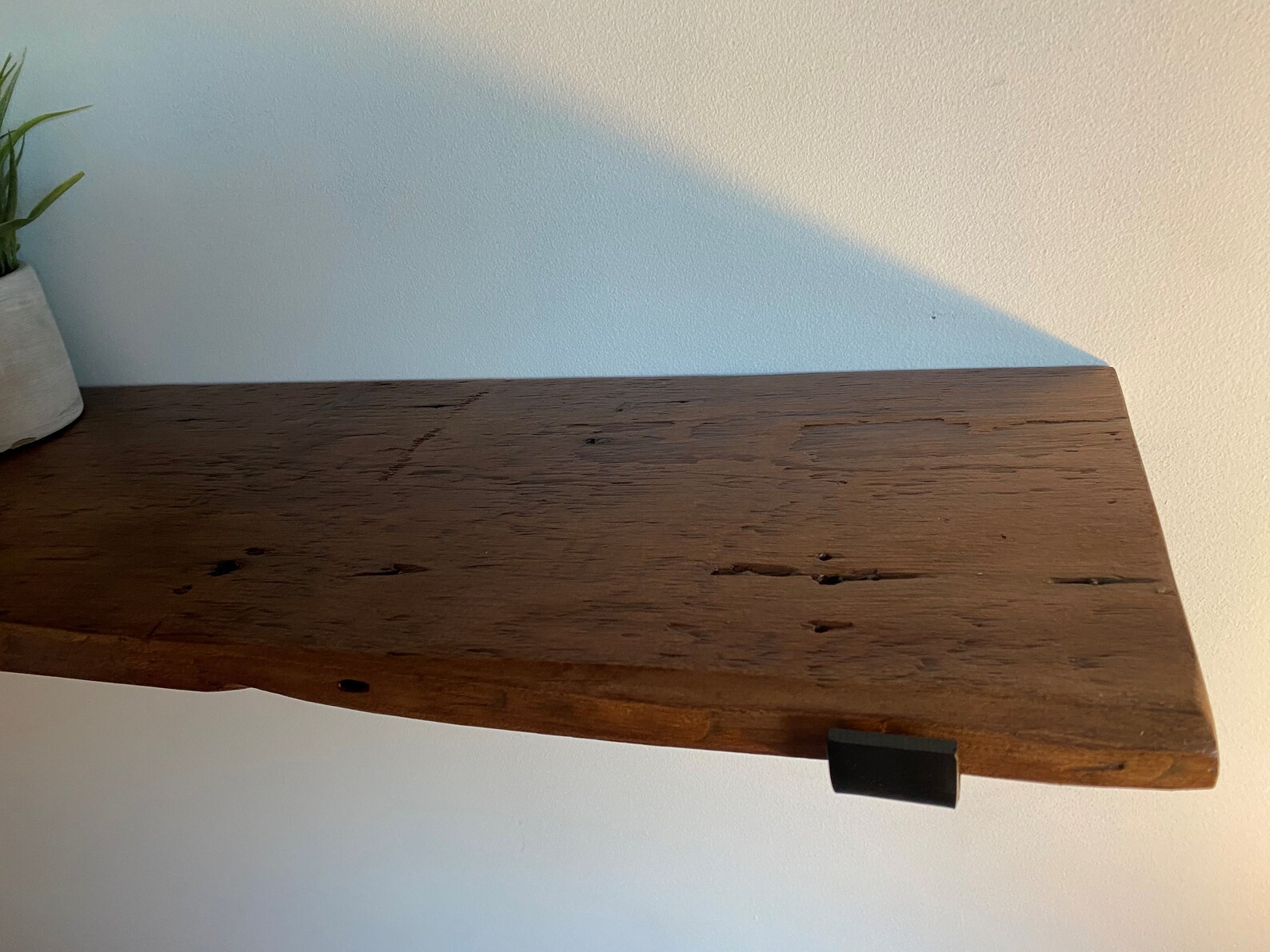 Barn Wood Shelf 1 Thick Rustic Handmade Brackets - Etsy