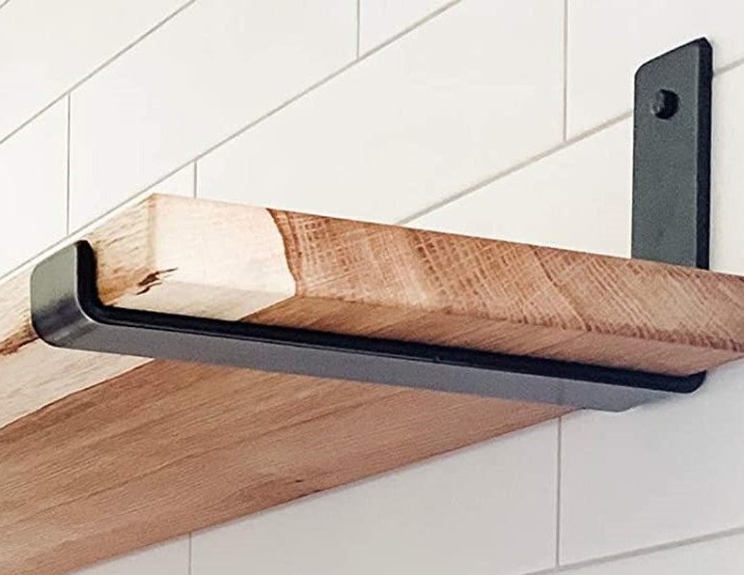 Metal Modern Steel “J” Shape Shelf Brackets *sold in Sets of 2* - Etsy