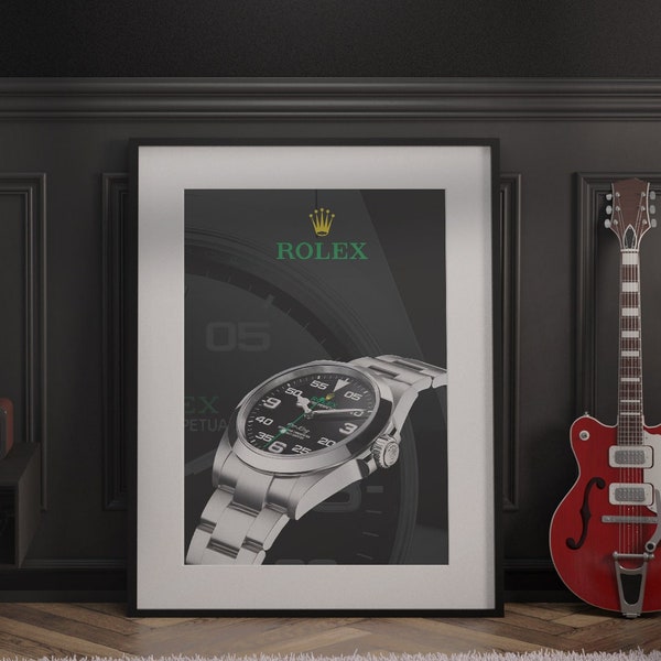 Rolex Wall Art - Etsy
