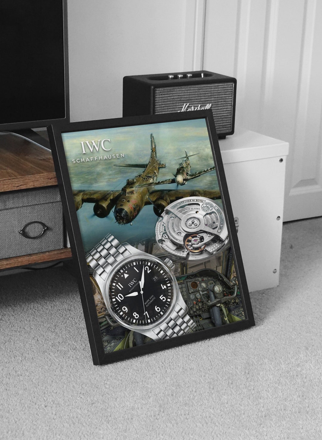 IWC Mark Xviii Poster, Gift Ideas for Men, Watch Poster, Watch Print ...