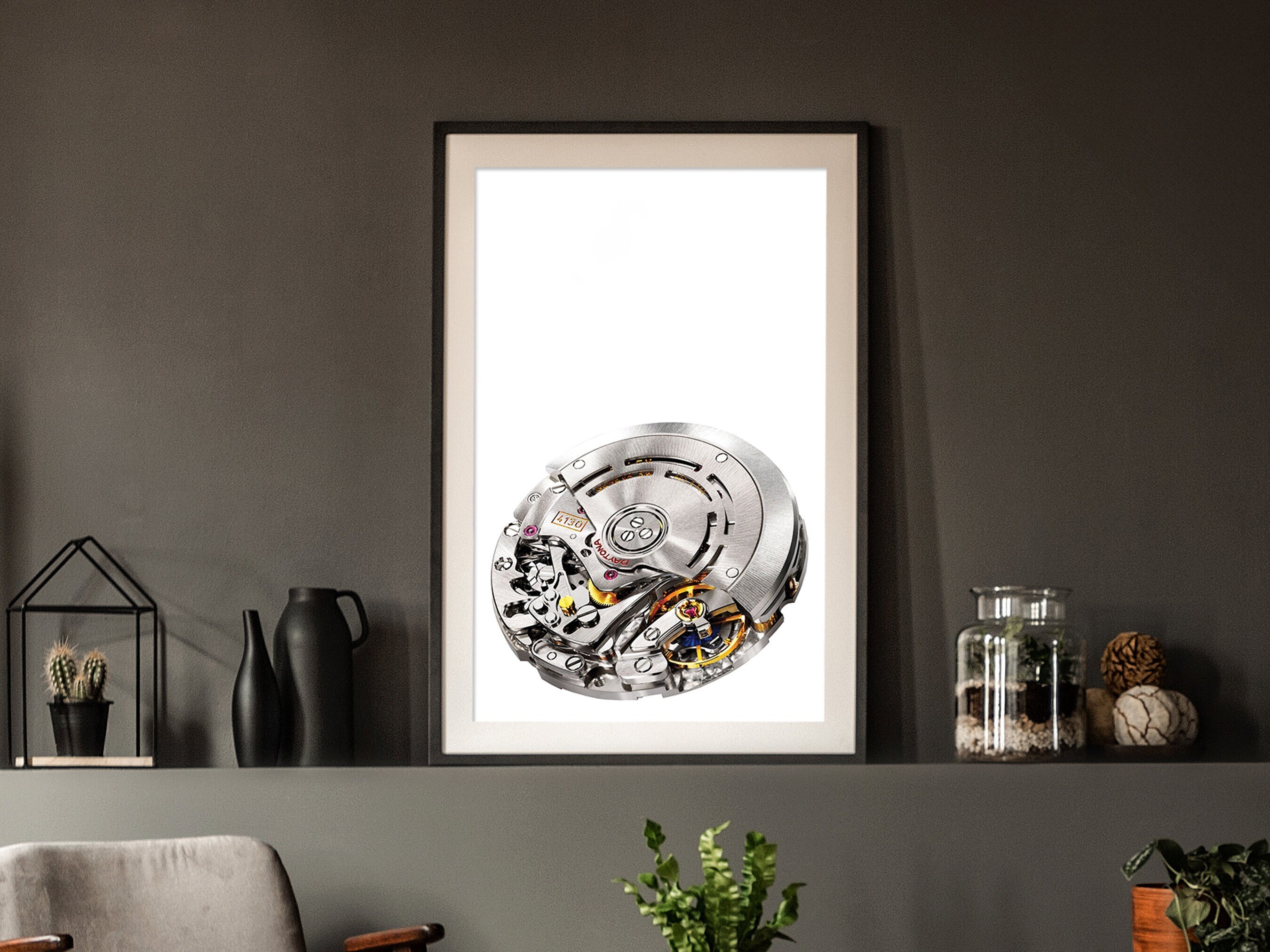 Watch Poster, Dytona Movements Poster, Gift Ideas for Men, Watch Print ...