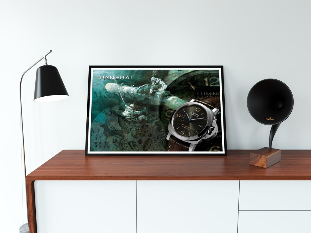 Panerai Luminor Poster, Panerai Art, Gift Ideas for Men, Gift Ideas for ...