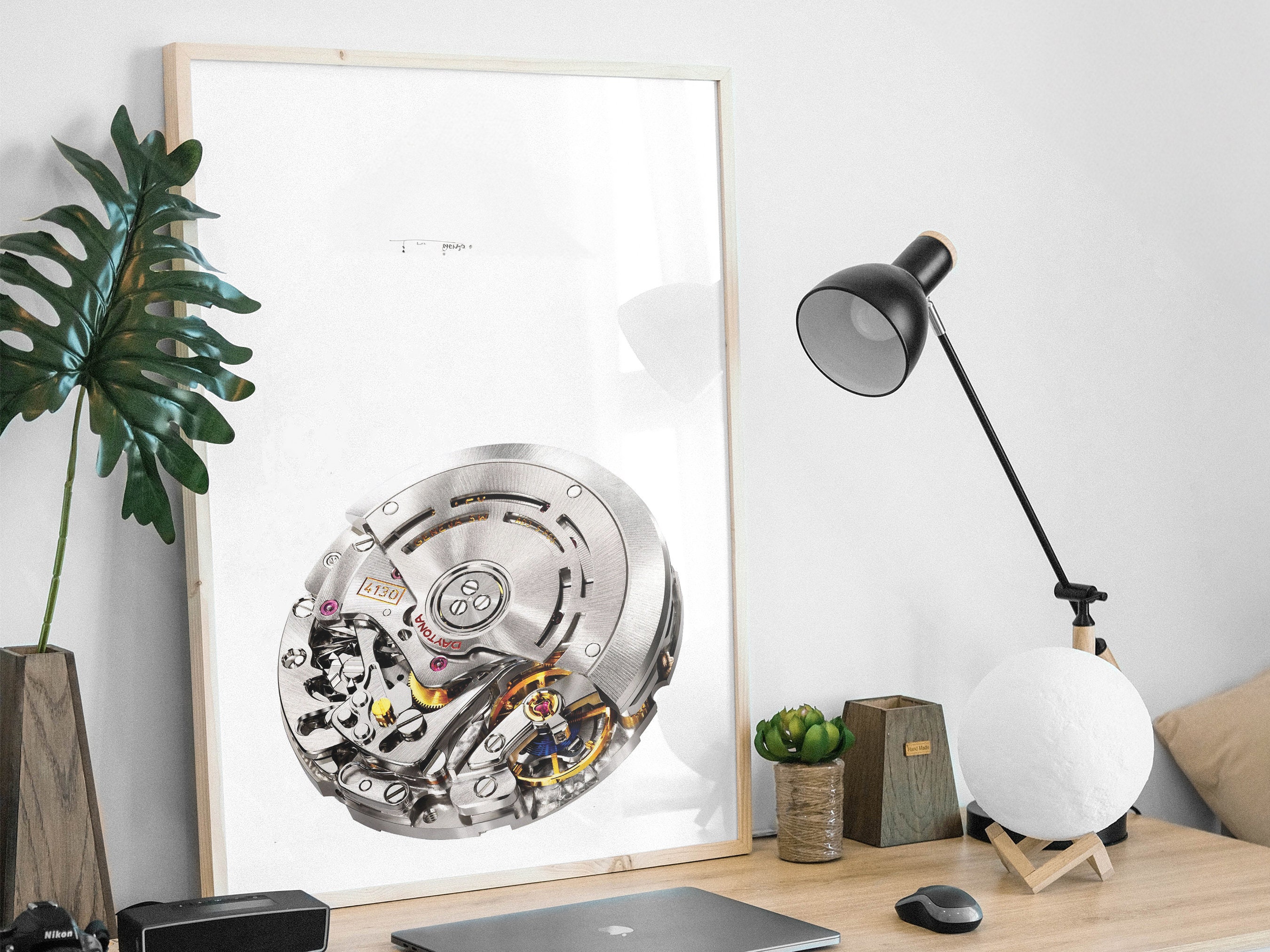 Watch Poster, Dytona Movements Poster, Gift Ideas for Men, Watch Print ...