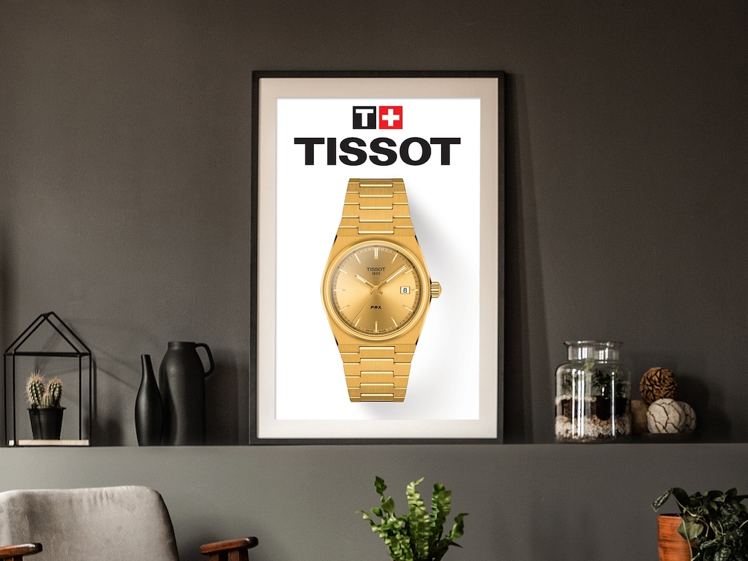 PRX Gold Watch Poster, Watch Poster, Watch Print, Watch Art, Gifts for ...