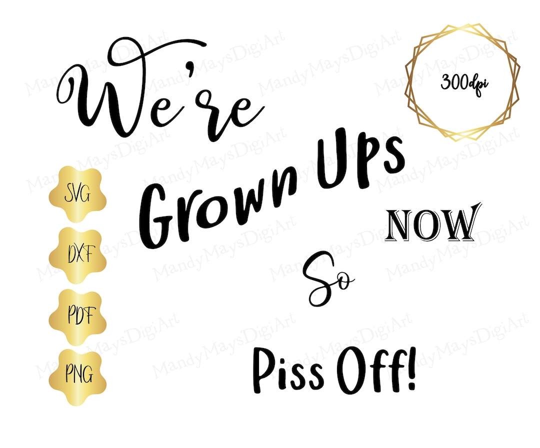 Funny Svg Cut File -design Space and Studio File, Cricut File ...