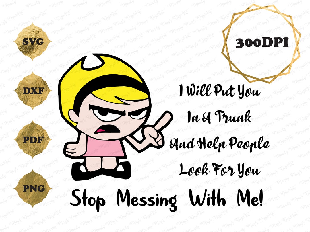 Funny Character Svg Cut File -design Space & Studio File, Cricut File ...