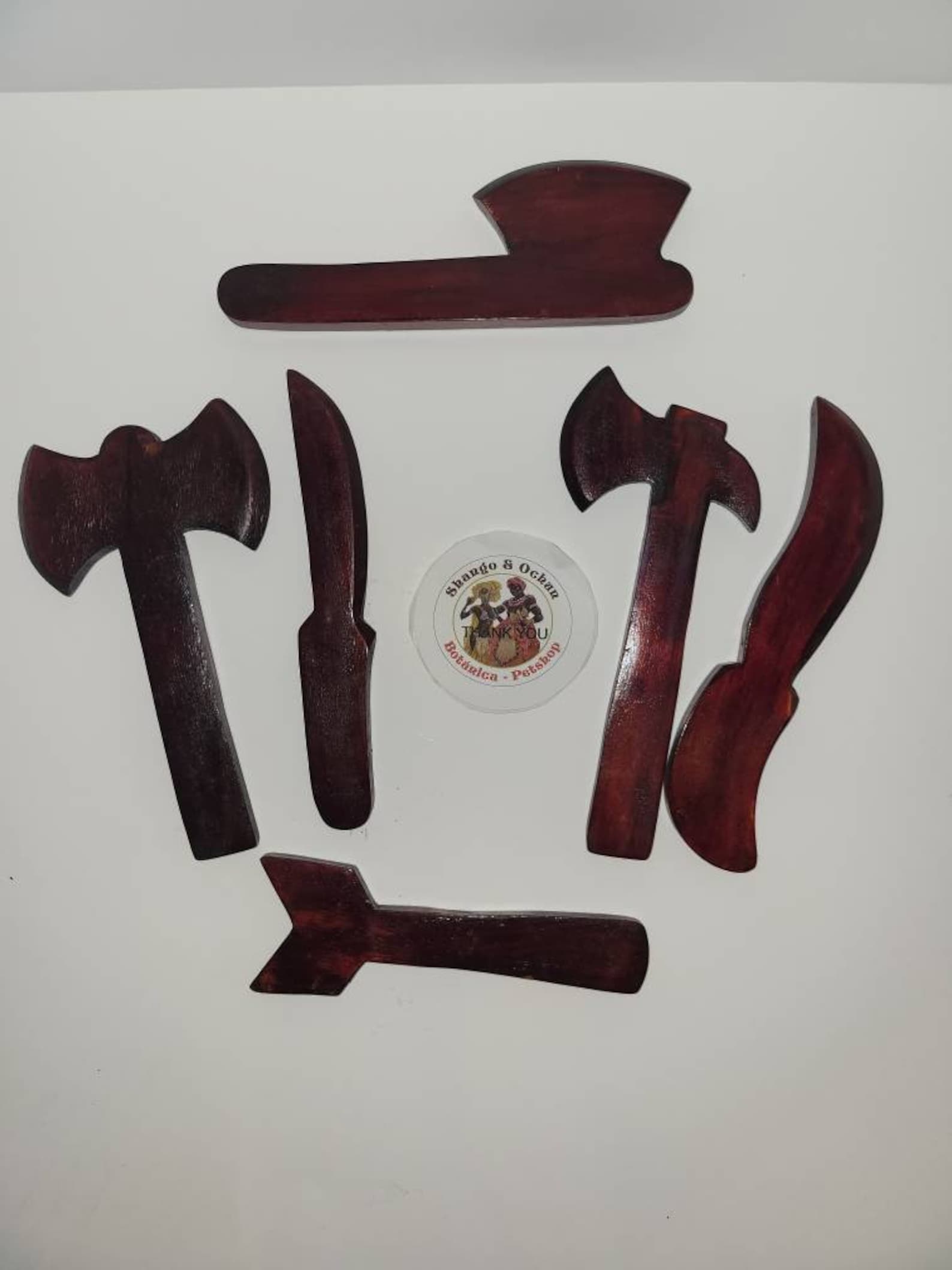 Herramientas De Madera De Shango/ Wooden Tools for Shango SANTERIA ...