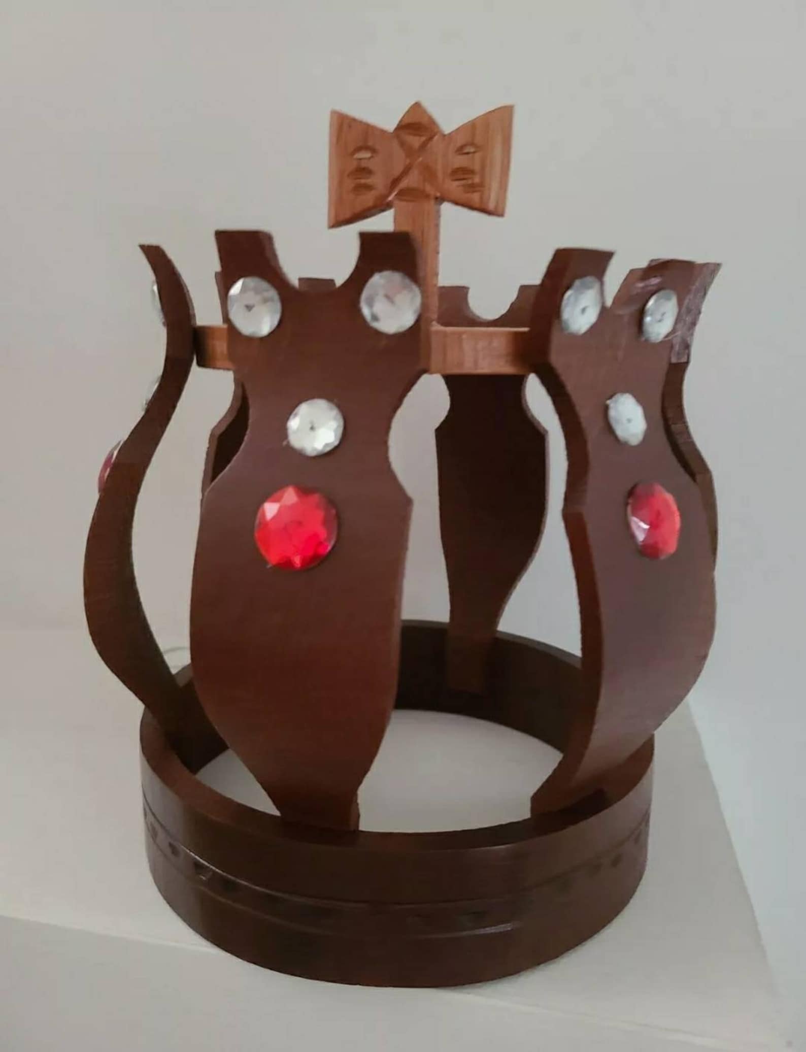 Shango Crown Corona De Chango Wood Santeria Osha Santo Ifa Yoruba - Etsy