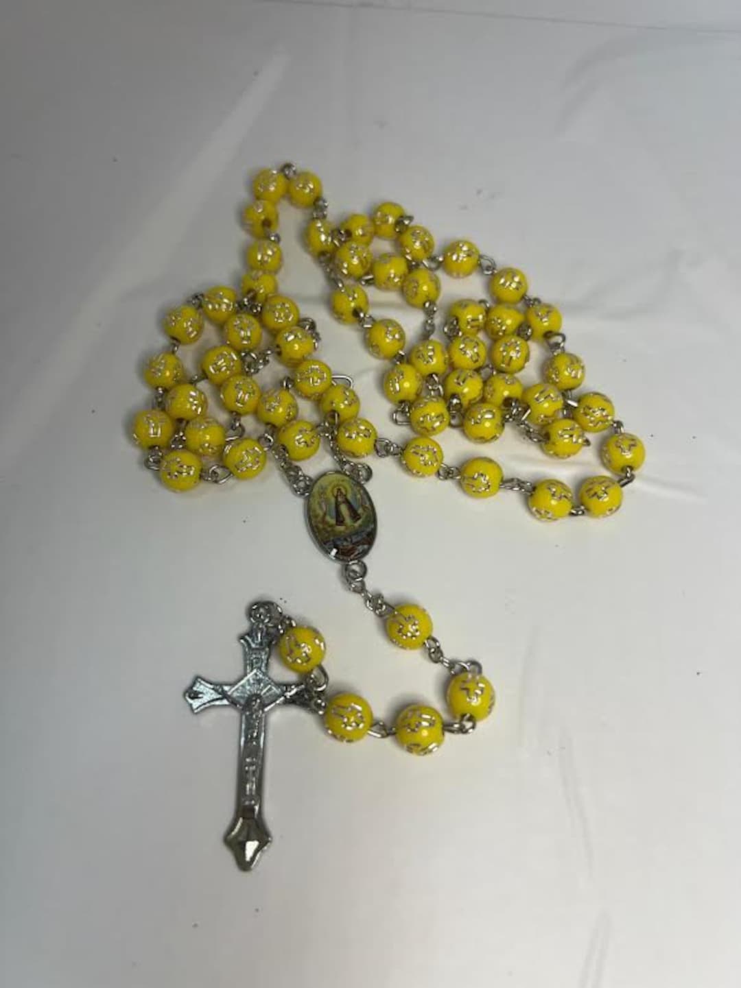 Ochun Oshun Caridad Del Cobre Rosario - Yalorde Santeria Rosary - Etsy