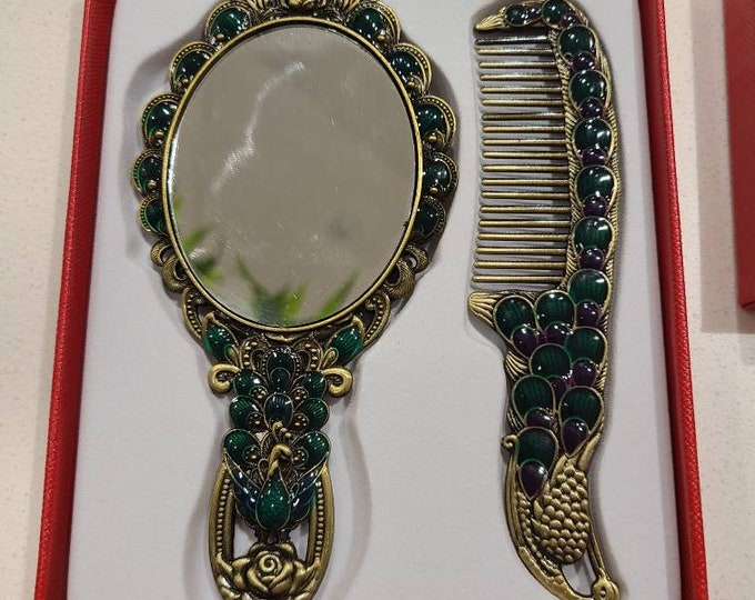 Ochun Oshun Yalorde Mirror/espejo and Comb/piene Santeria Osha - Etsy