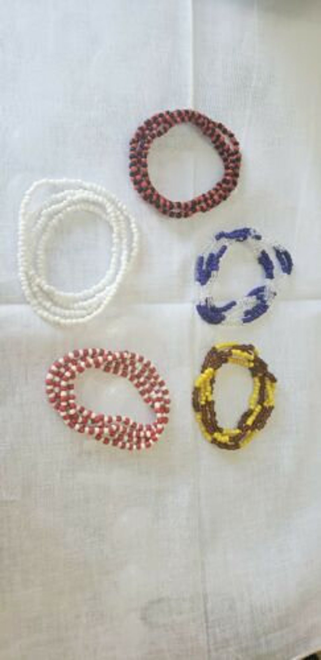 5 Collares Elegua Obatala Yemaja Ochun Shango Santeria Osha Orisha ...