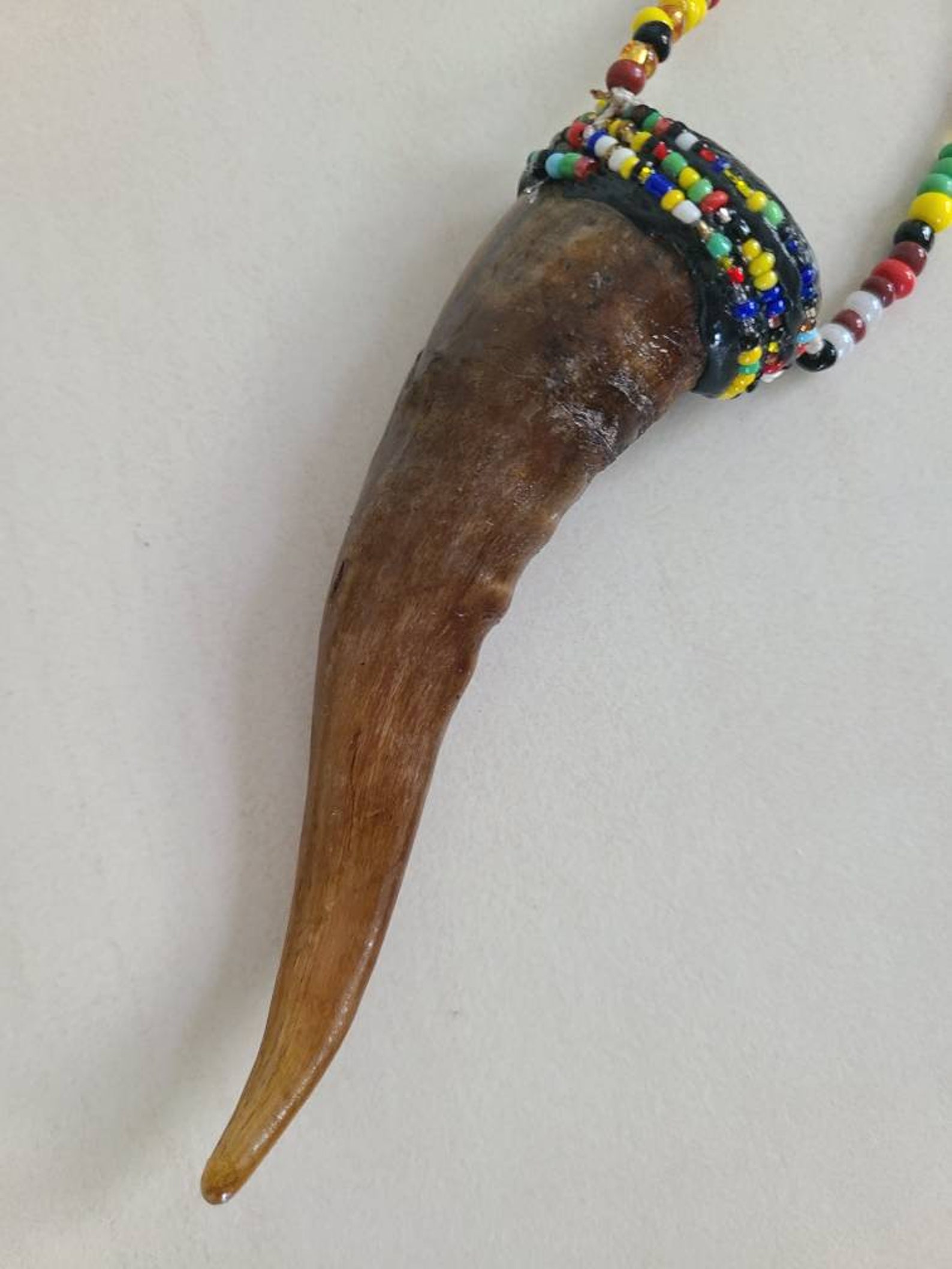 Collar de Osain Ozain with Amulet Santeria Osha Santo Ifa Palo | Etsy