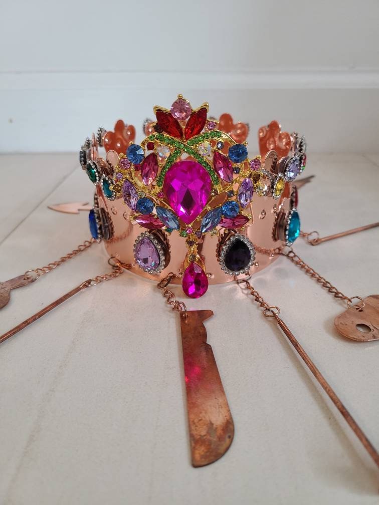 Oya Crown Yansa Corona Santeria Osha Santo Orisha | Etsy