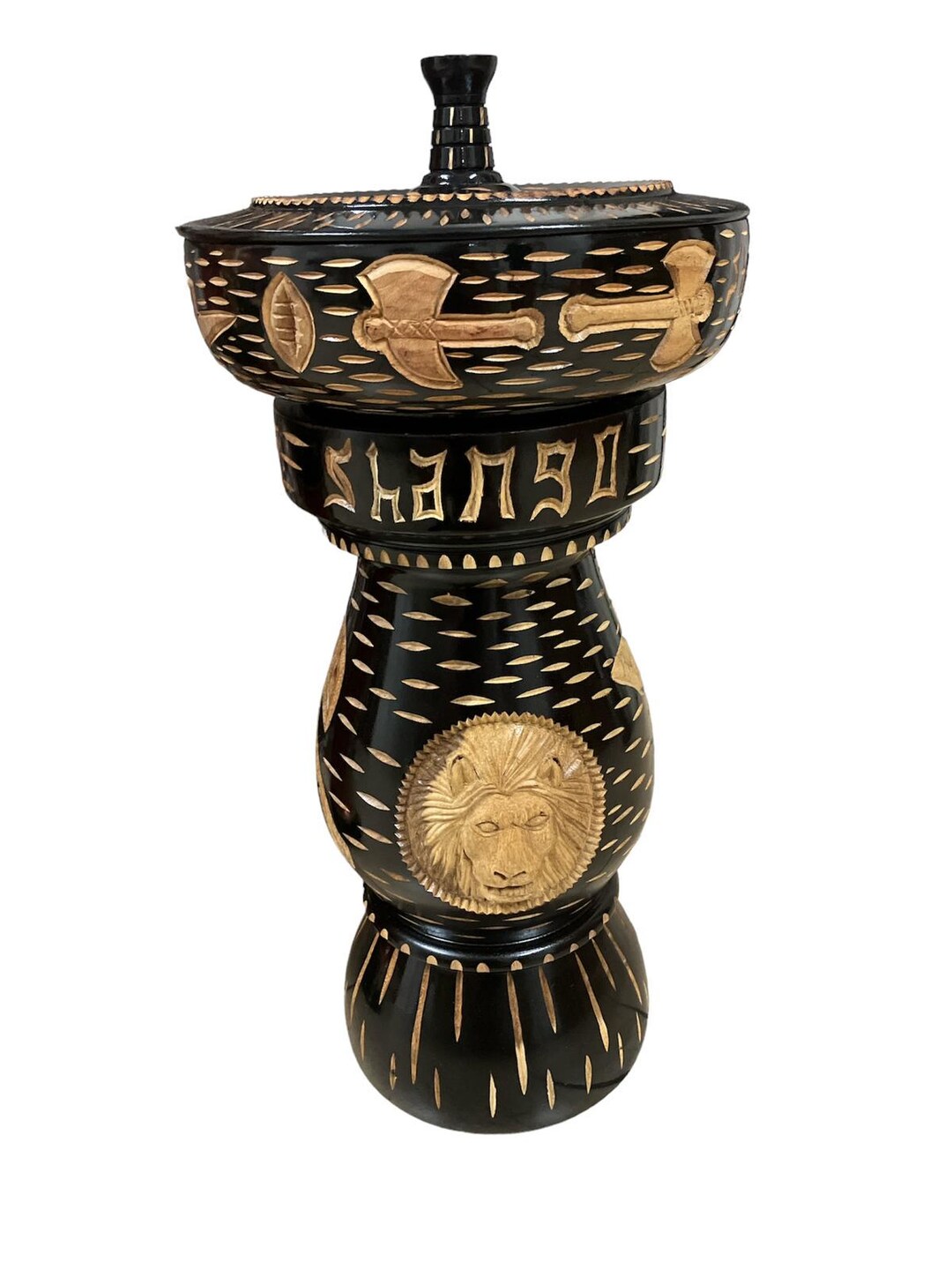 Batea and Pilon Para Shango Chango Santeria Osha Santo Ifa - Etsy