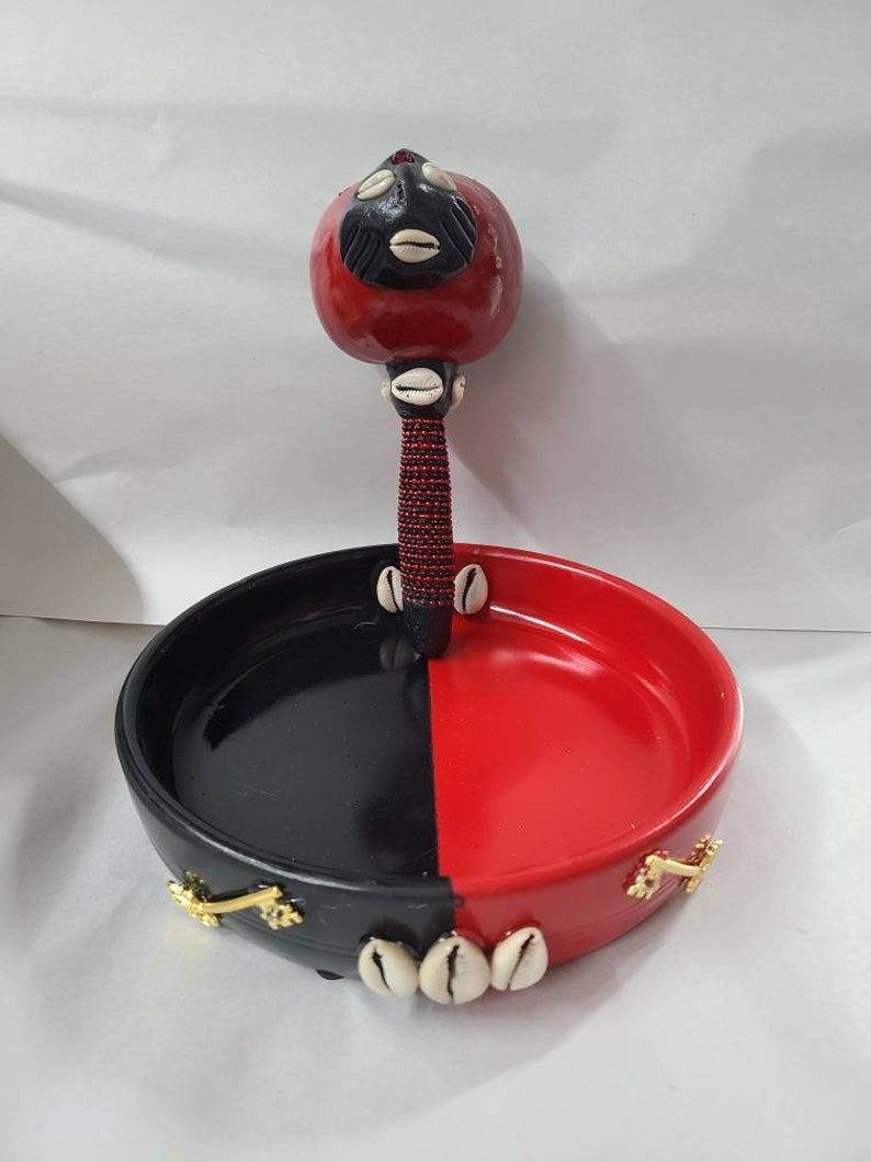 Elegua Plate and Crown Plato De Barro Y Corona Para Eleggua - Etsy