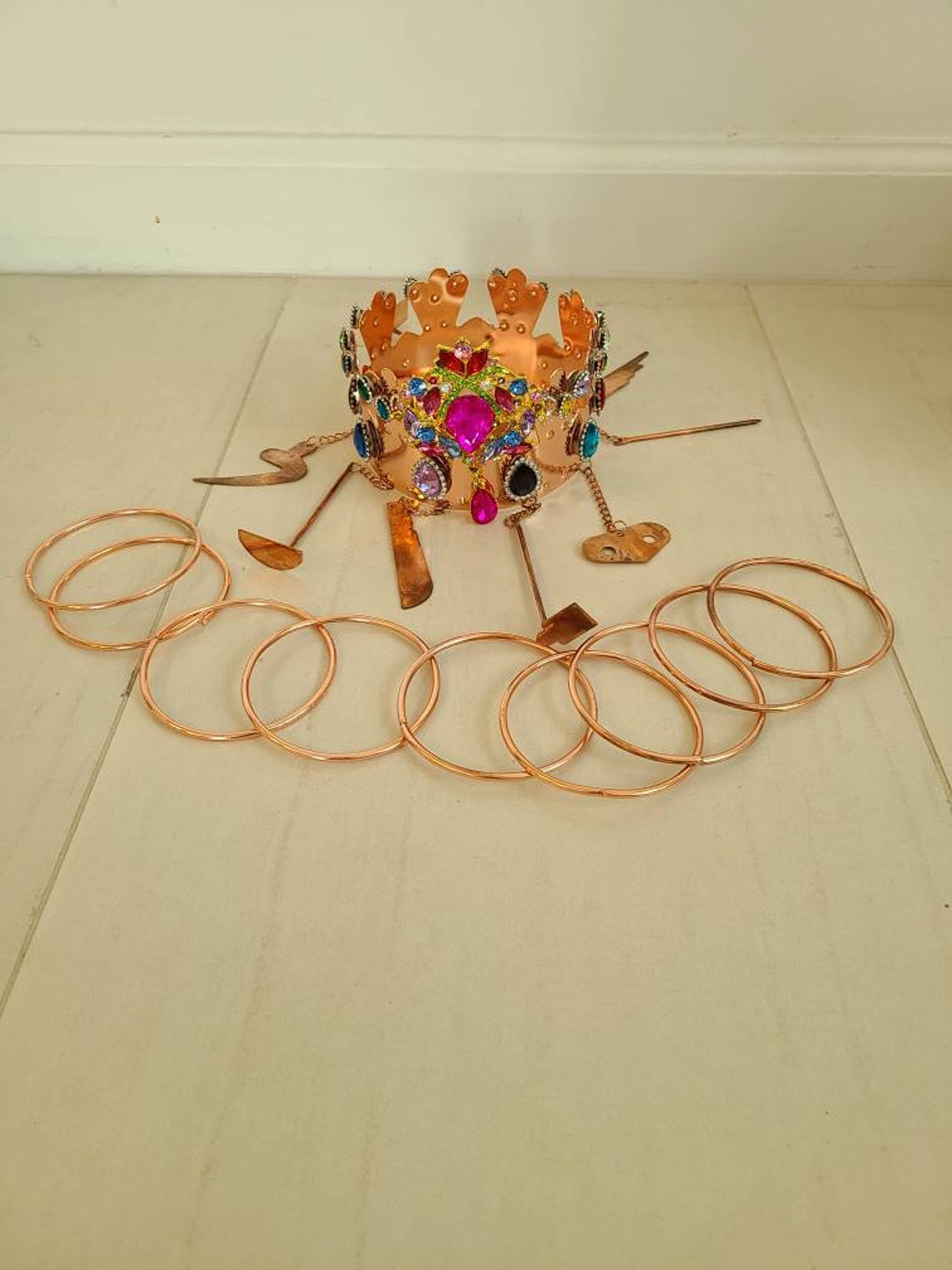 Oya Crown Yansa Corona Santeria Osha Santo Orisha | Etsy