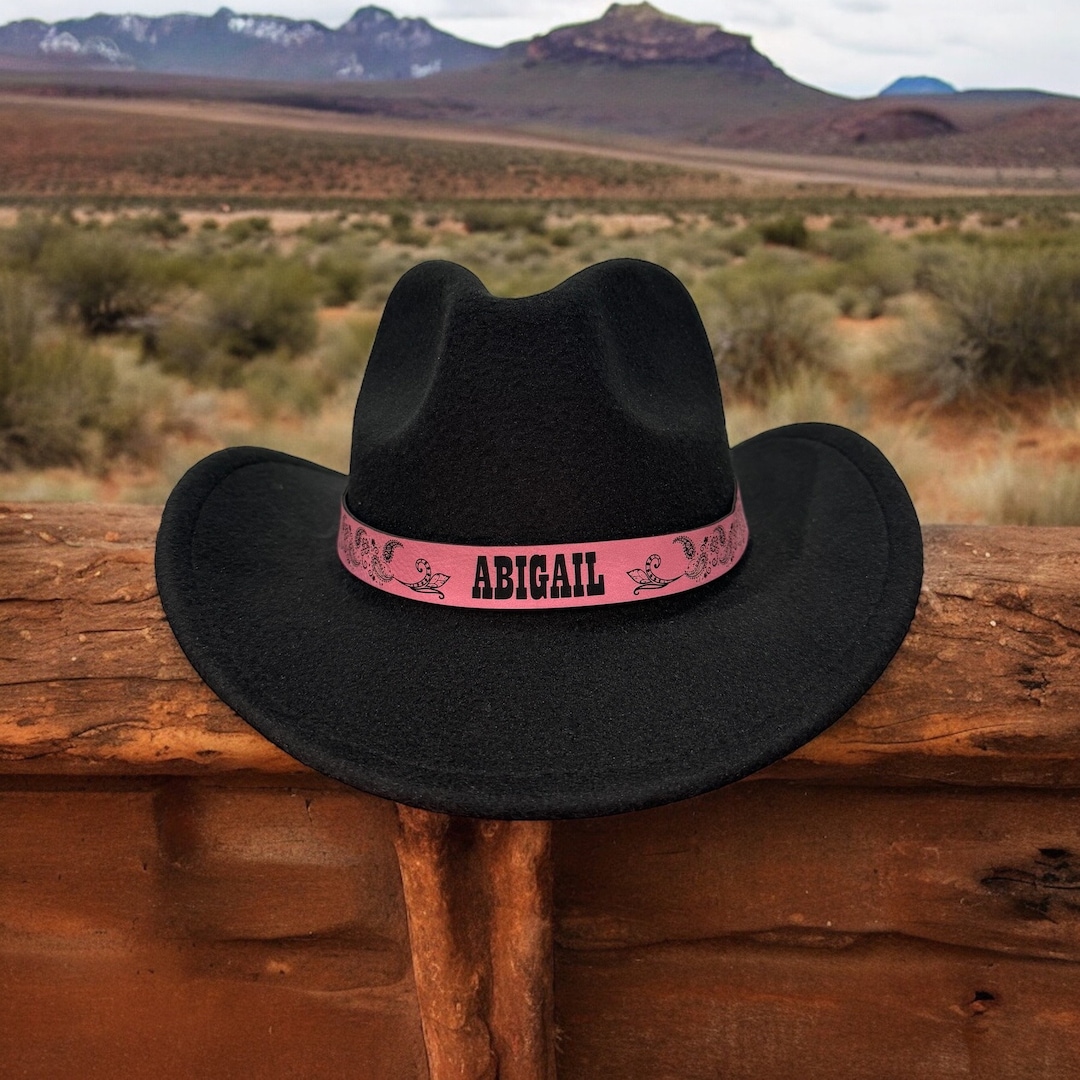 Custom Girls Toddler Cowboy Hat Personalized Toddler Cowboy Hat Custom ...