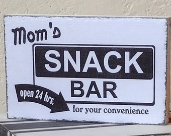 Snack Bar Sign - Etsy