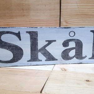 Skal, Scandinavian Quote, Cheers Sign, Swedish, Norwegian & Danish ...