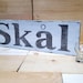 Skal, Scandinavian Quote, Cheers Sign, Swedish, Norwegian & Danish ...