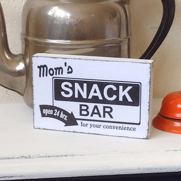 Snack Bar Sign - Etsy
