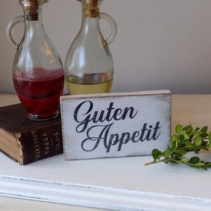 German Kitchen Sign, Guten Appetit, Enjoy Your Meal, Küche - Etsy