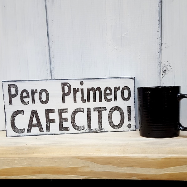 Cafecito Sign - Etsy