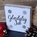 Glædelig Jul, Danish Xmas Sign, Mini Plaque, Crystals - Etsy